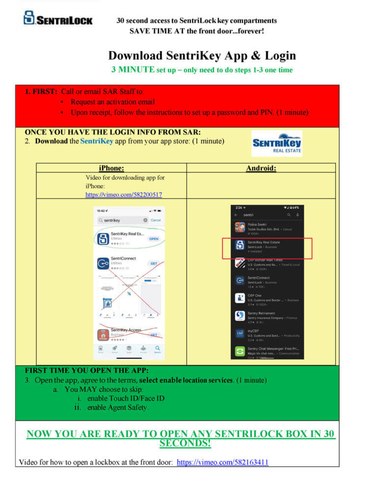 SentriLock Resources - Sunflower Association of REALTORS®